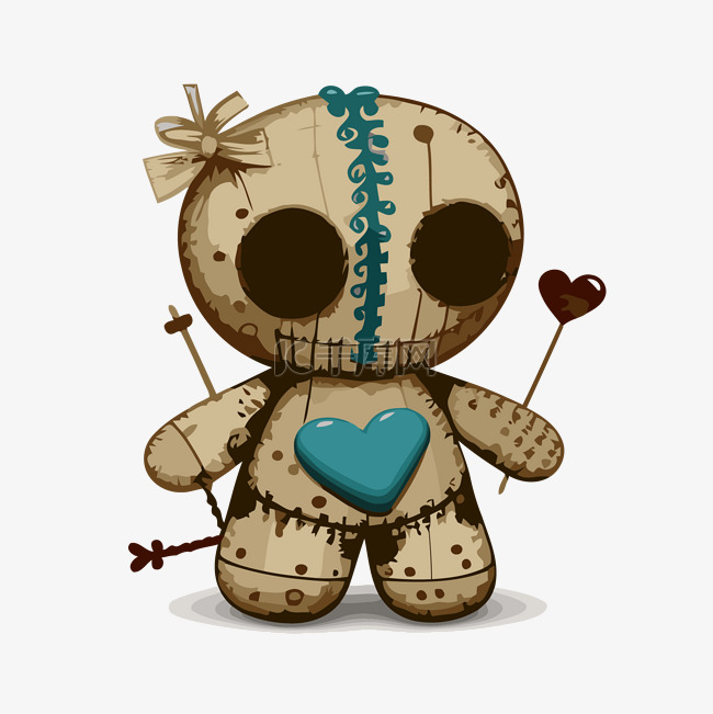 巫毒娃娃 向量素材图片免费下载-千库网