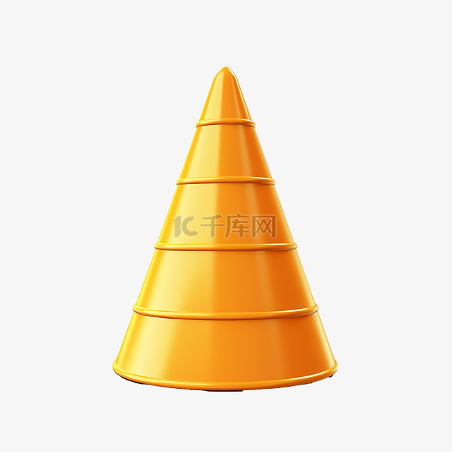 圆锥几何形状 3d 图素材图片免费下载-千库网