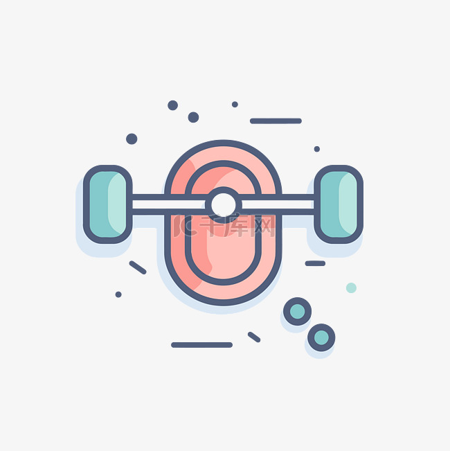线性矢量健身训练健身图标平面插画素材图片免费下载-千库网