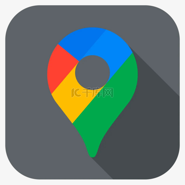 google map应用图标 向量素材图片免费下载-千库网