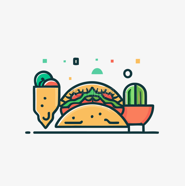 为您的应用程序设计的 taco 图标 向量素材图片免费下载-千库网