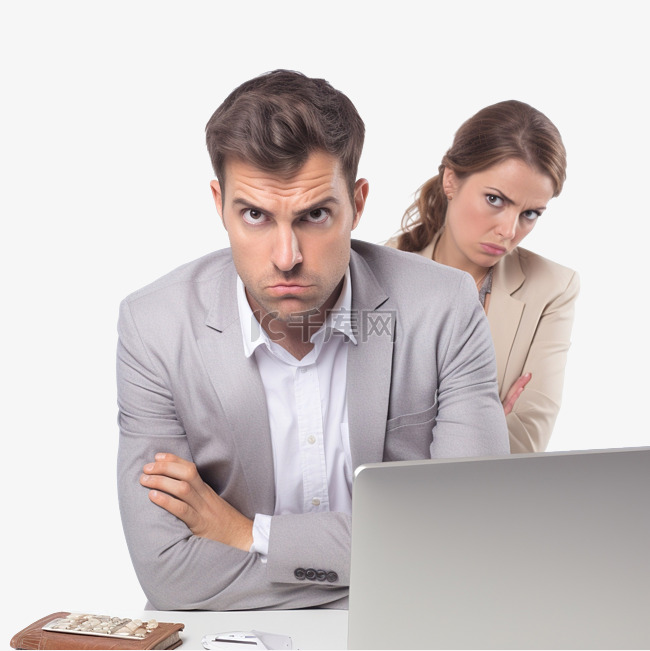 办公室里不友善的同事素材图片免费下载-千库网