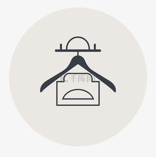 衣架图标矢量线概念图素材图片免费下载-千库网