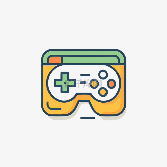 矢量线性玩家游戏图标插画素材图片免费下载-千库网