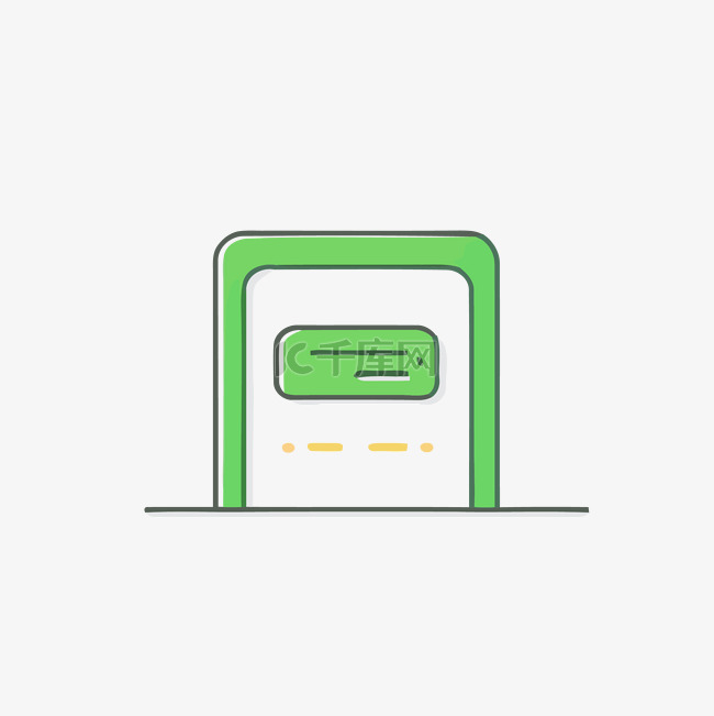 Greene 应用程序的绿色图标 向量素材图片免费下载-千库网