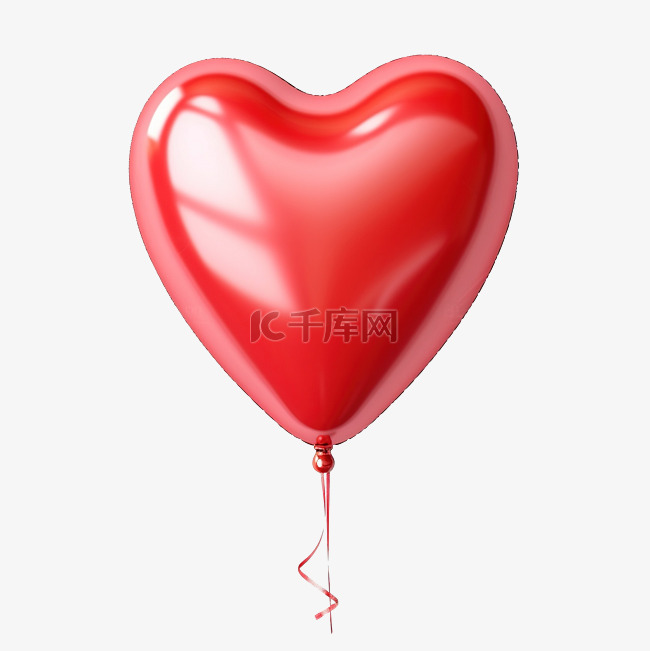 爱心气球素材图片免费下载-千库网