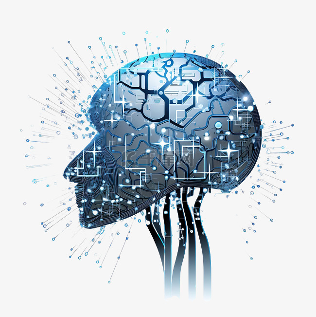 数字大脑连接素材图片免费下载-千库网
