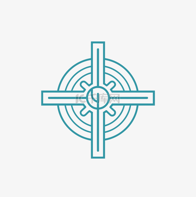 三位一体十字标志 向量素材图片免费下载-千库网