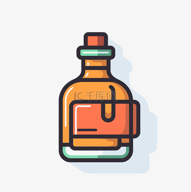 酒瓶图标矢量图素材图片免费下载-千库网