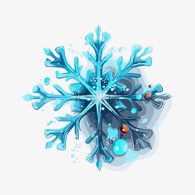 小雪花 向量素材图片免费下载-千库网