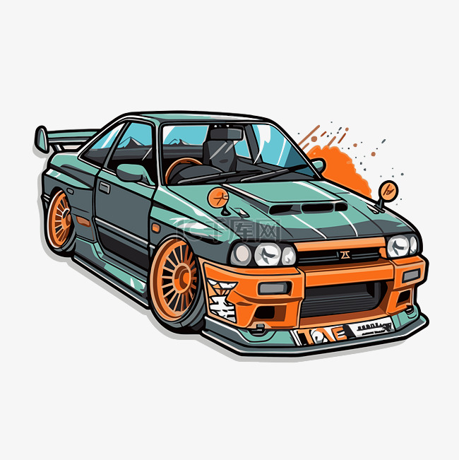 automotivos sprveis nissan gtr 插图 et 矢量素材图片免费下载-千库网