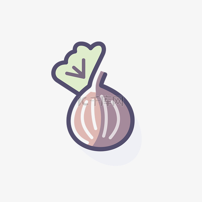 无花果或无花果 Linoline 图标矢量图解素材图片免费下载-千库网