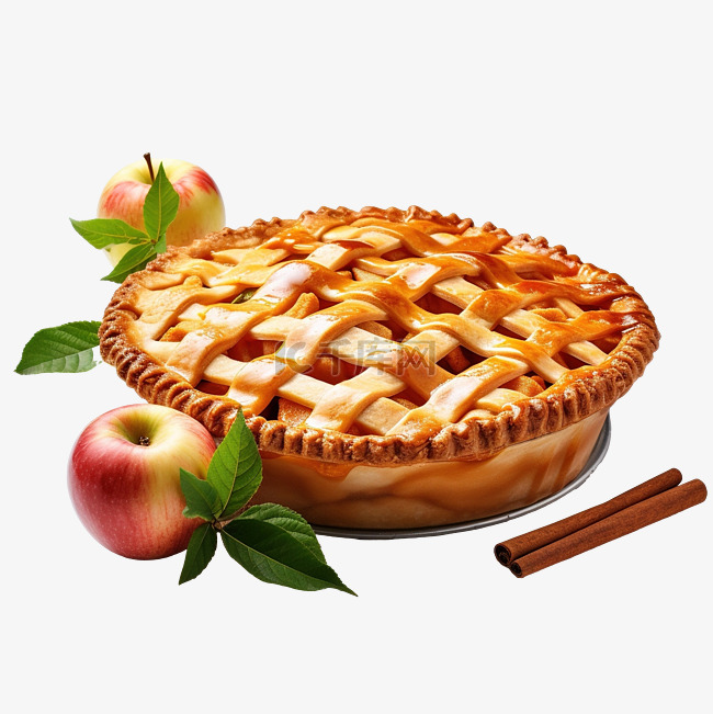 感恩节的传统美式苹果派素材图片免费下载-千库网