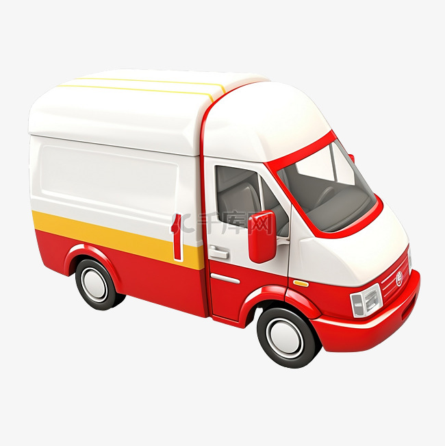 fast Delivery e commerce 3d 插图素材图片免费下载-千库网