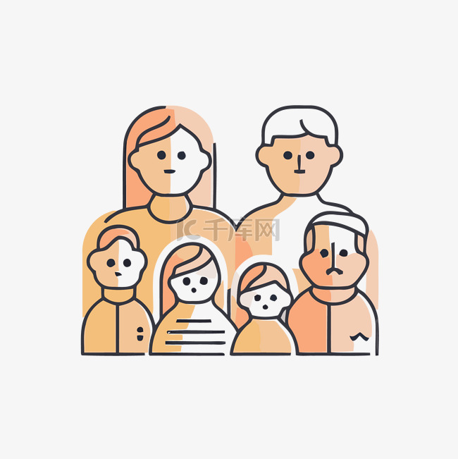 家庭图标说明 向量素材图片免费下载-千库网