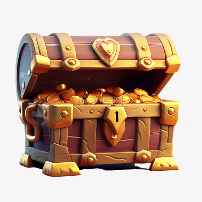 写实钻石宝箱元素立体免抠图案素材图片免费下载-千库网