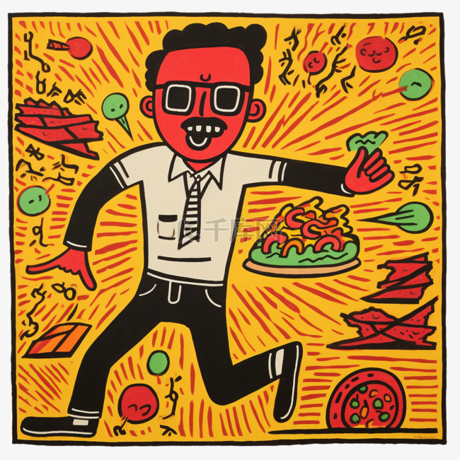 AICG潮流图画元素立体免抠图案素材图片免费下载-千库网