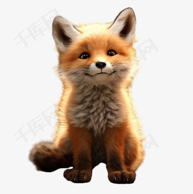 友好动物元素立体免抠图案素材图片免费下载-千库网