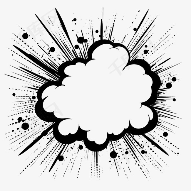 简笔气团元素立体免抠图案素材图片免费下载-千库网