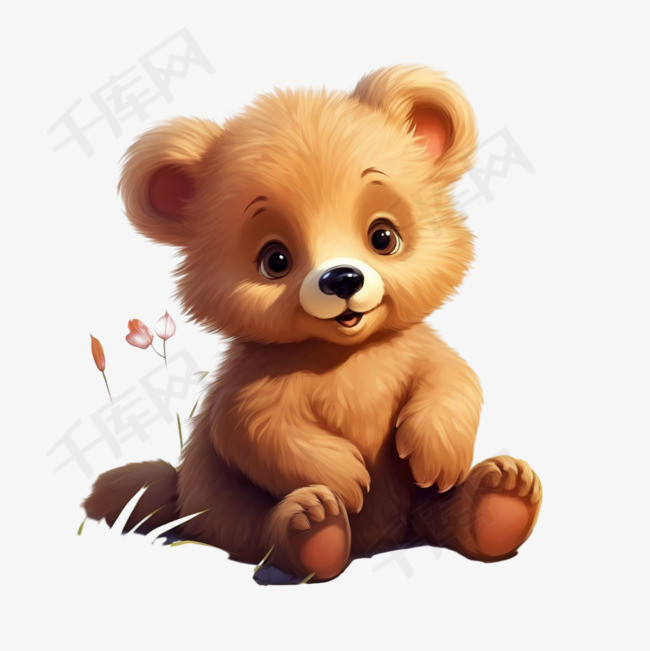 可爱动物元素立体免抠图案素材图片免费下载-千库网