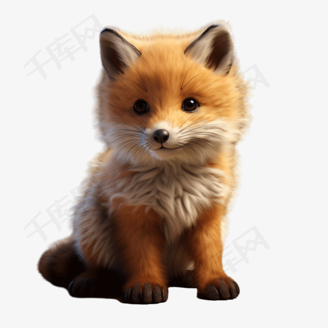 友好动物元素立体免抠图案素材图片免费下载-千库网