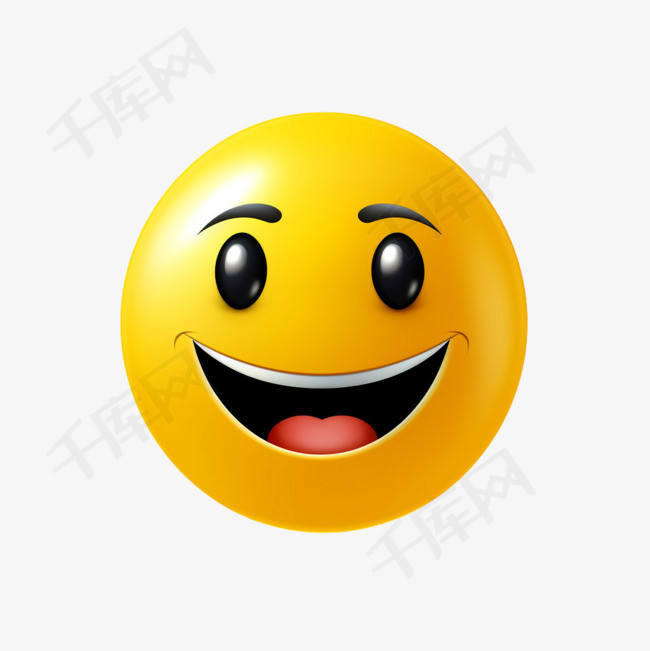 emoji笑脸元素立体免抠图案素材图片免费下载-千库网