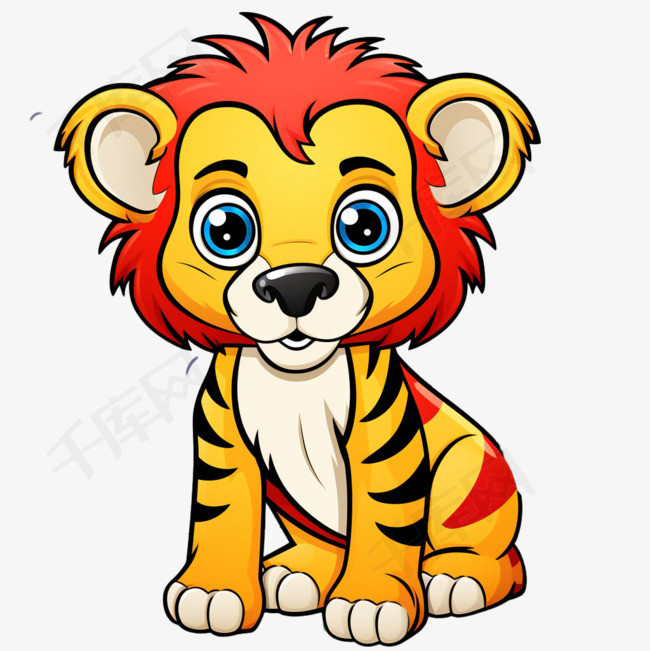 鲜艳动物元素立体免抠图案素材图片免费下载-千库网