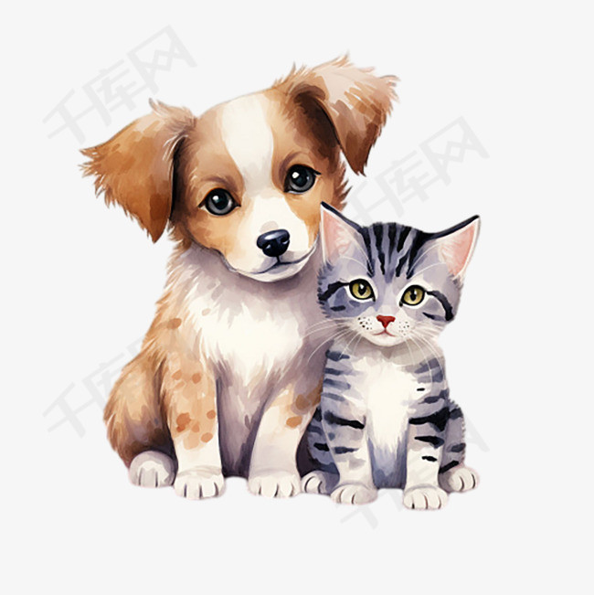 可爱动物元素免抠图案立体素材图片免费下载-千库网