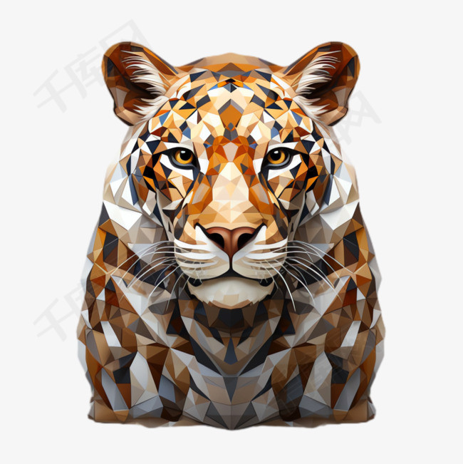 猎豹动物元素立体免抠图案素材图片免费下载-千库网