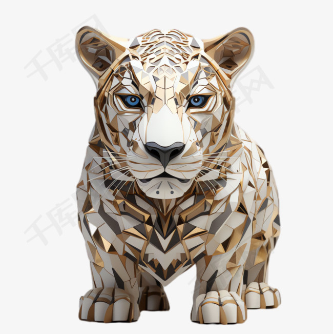 猎豹动物元素立体免抠图案素材图片免费下载-千库网