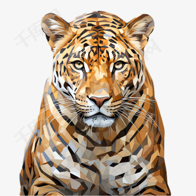 猎豹动物元素立体免抠图案素材图片免费下载-千库网