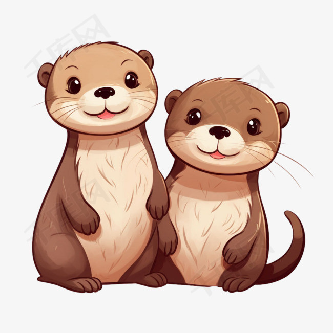 成对小鼠元素立体免抠图案素材图片免费下载-千库网