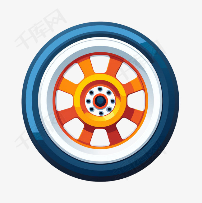 圆形轮子元素立体免抠图案素材图片免费下载-千库网