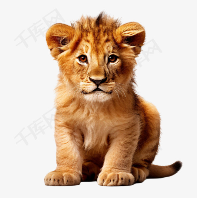 狮子动物元素立体免抠图案素材图片免费下载-千库网