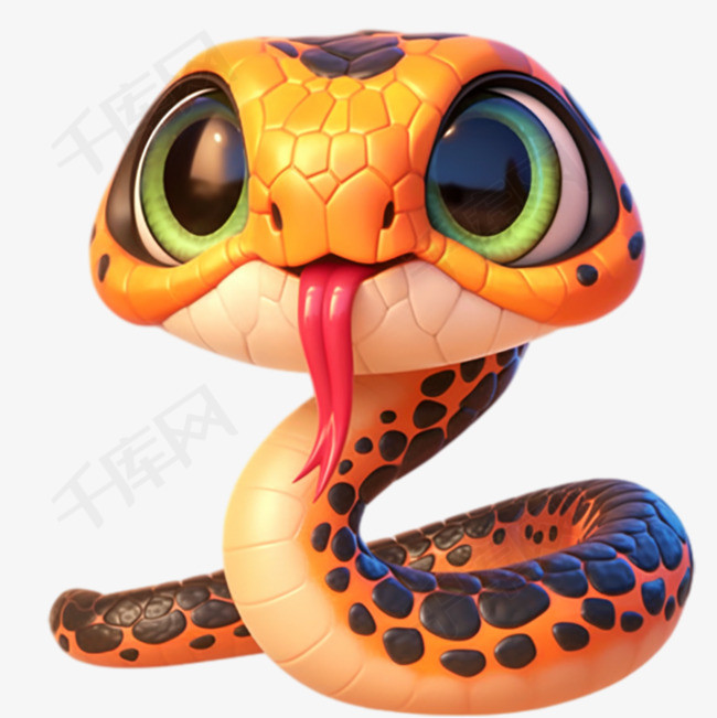 可爱传统新年2025年蛇年蛇免抠素材图片免费下载-千库网