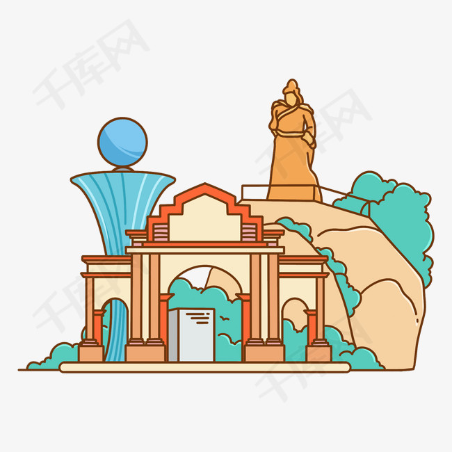 厦门旅游特色元素素材图片免费下载-千库网