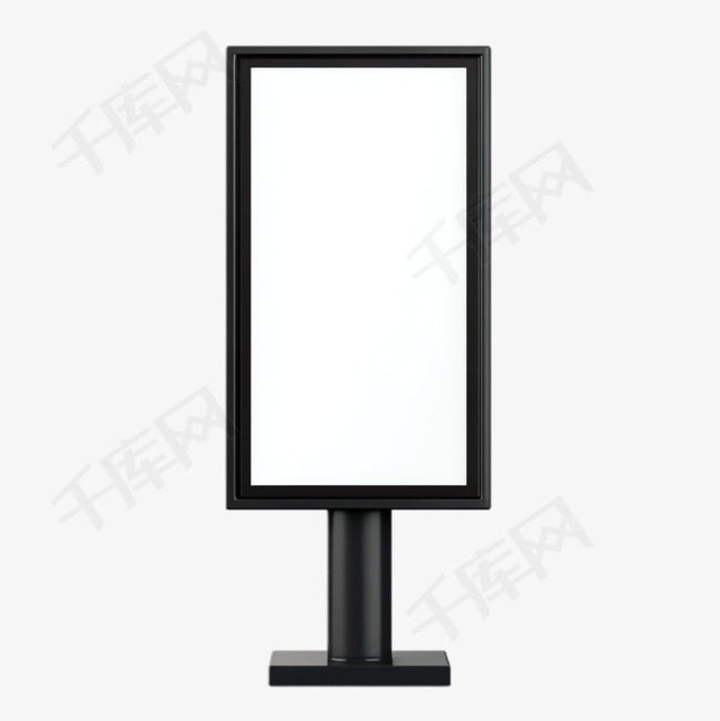 广告牌空白几何元素立体免抠图案素材图片免费下载-千库网