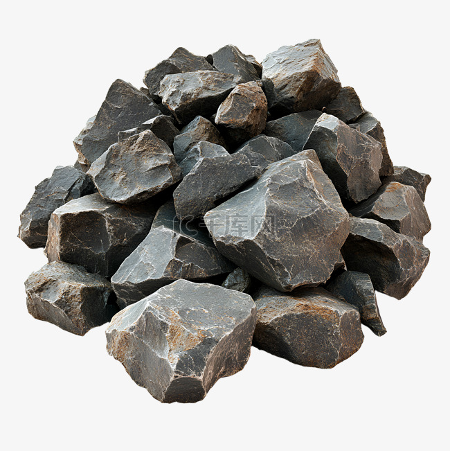 孤立的巨大石头堆素材图片免费下载-千库网