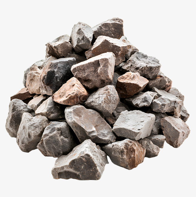 孤立的巨大石头堆素材图片免费下载-千库网