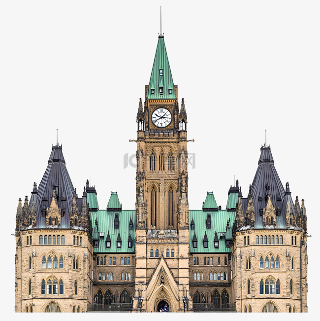 加拿大石头著名建筑里程碑旅游素材图片免费下载-千库网