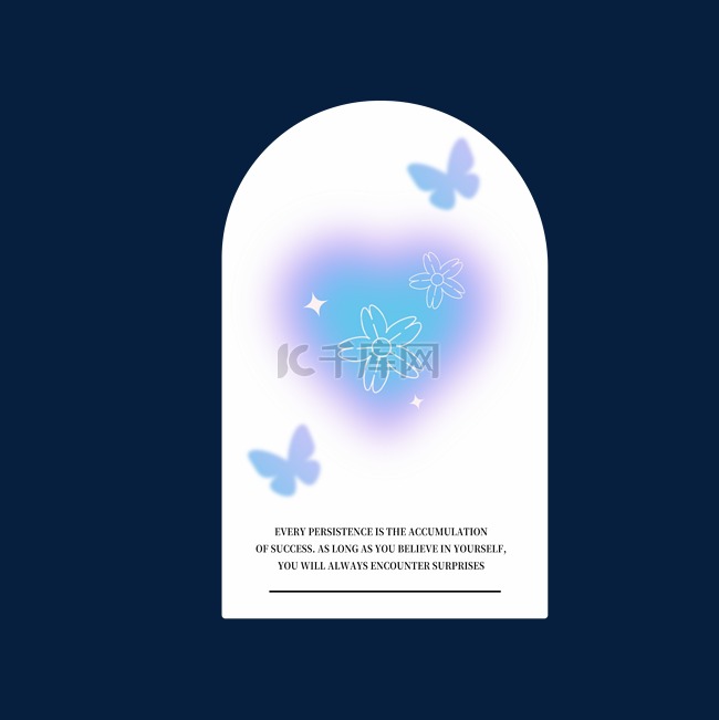 INS风英文字母边框免抠元素素材图片免费下载-千库网