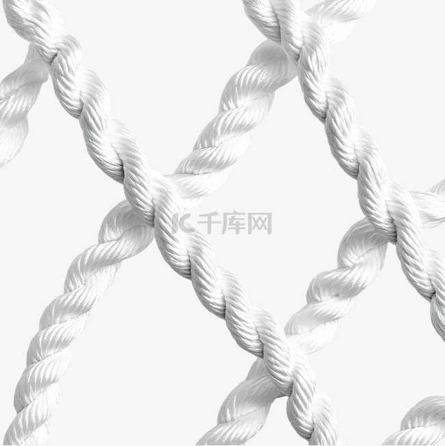 白色绳子素材图片免费下载-千库网