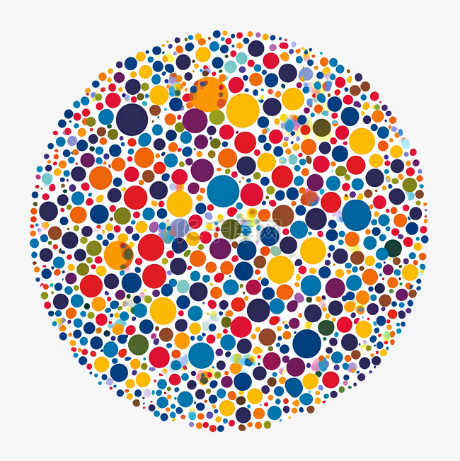 圆形元素中的抽象圆形图案素材图片免费下载-千库网