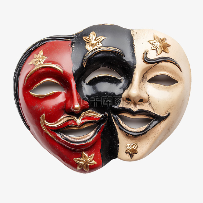喜剧和悲剧戏剧面具素材图片免费下载-千库网