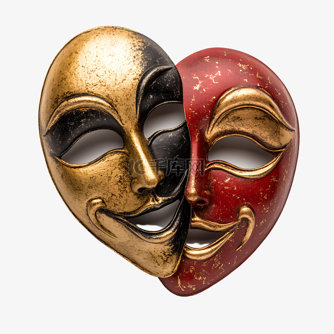 喜剧和悲剧戏剧面具素材图片免费下载-千库网