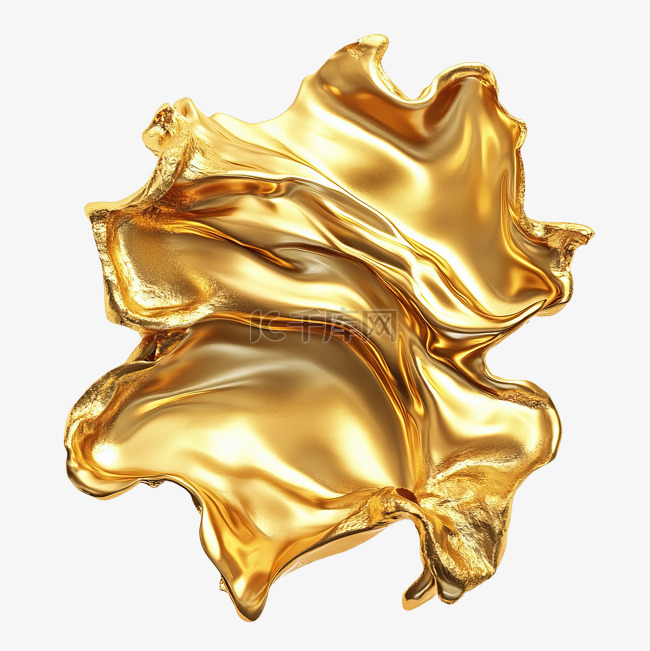 金色金属元素素材图片免费下载-千库网