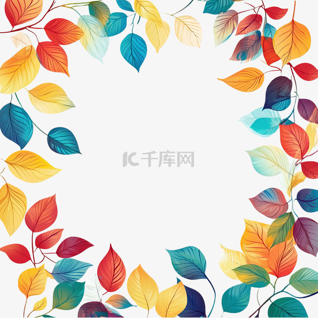 彩色边框素材图片免费下载-千库网