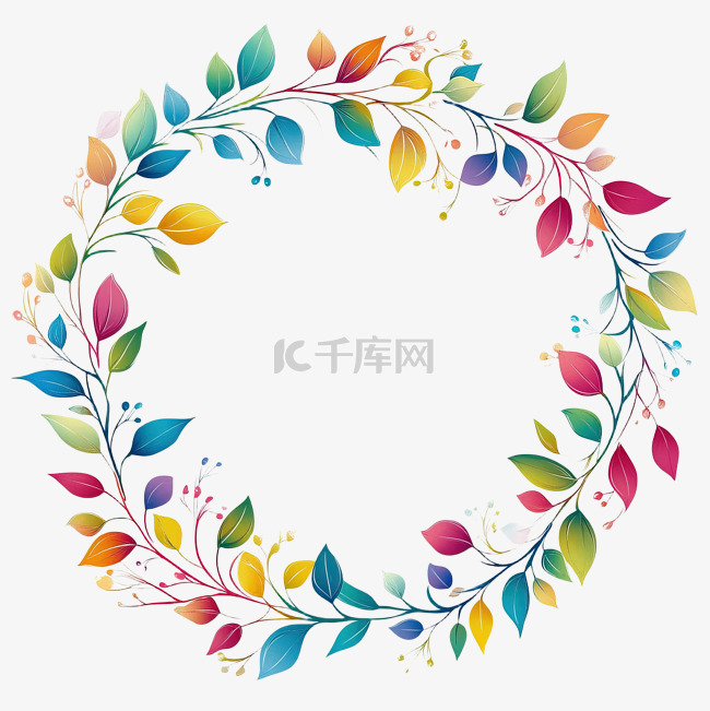 彩色边框素材图片免费下载-千库网