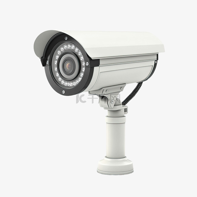 安全摄像头3d渲染素材图片免费下载-千库网