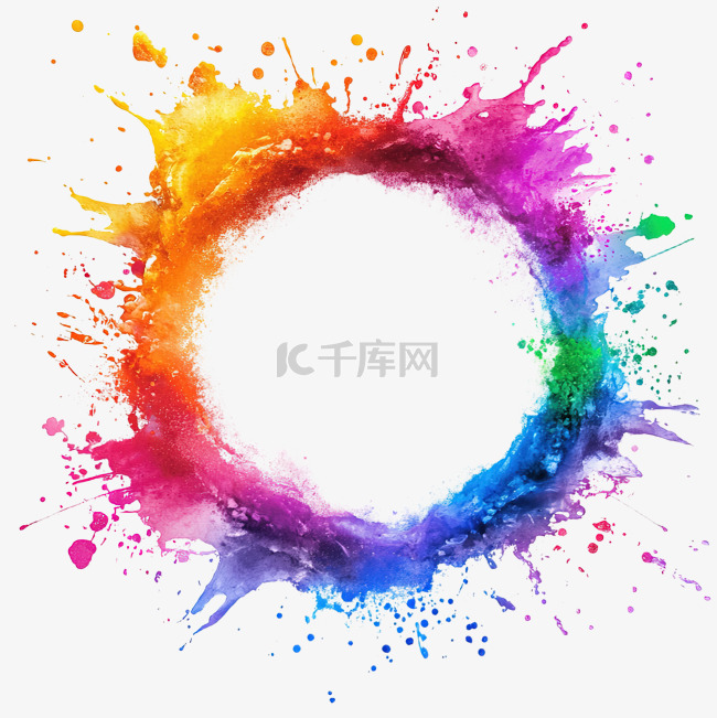 彩色边框素材图片免费下载-千库网